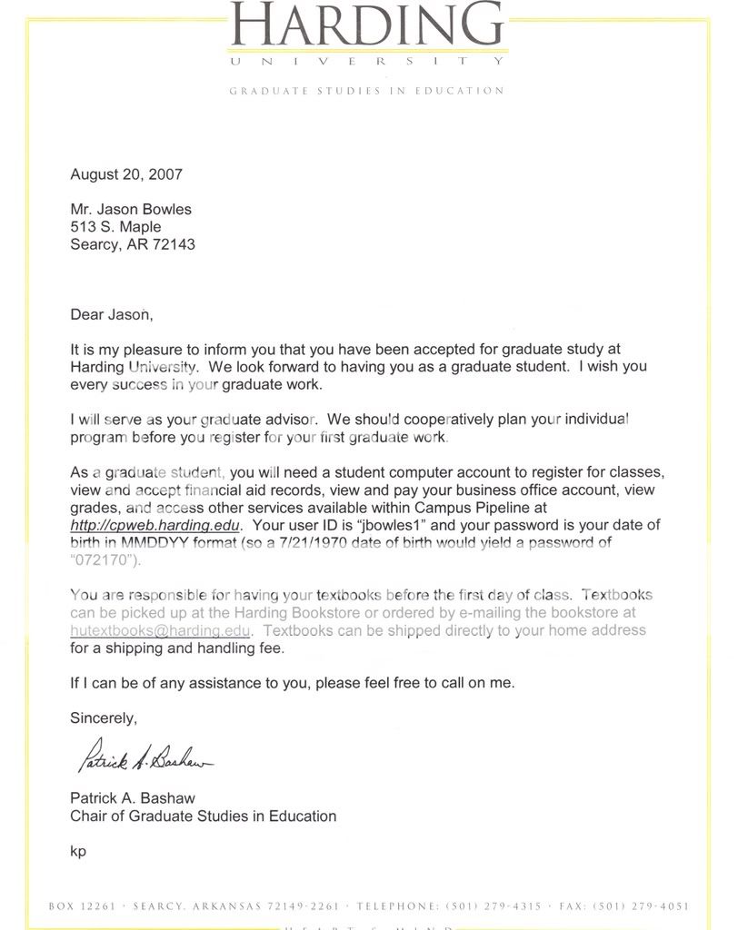 Graduate Acceptance Letter Photo by jasonbowles | Photobucket
